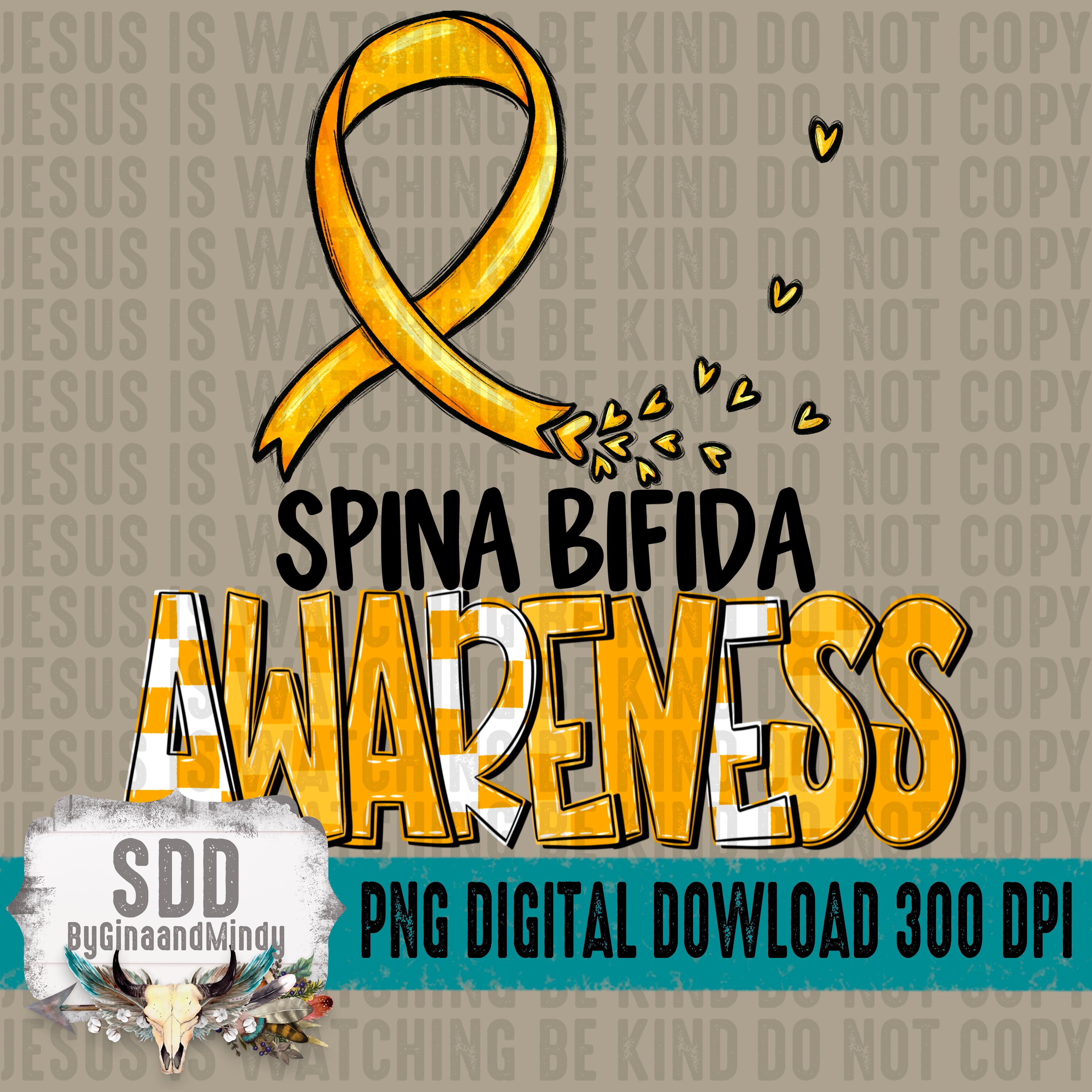 Awareness Bundle; Spina Bifida – SDDbyGinaandMindy