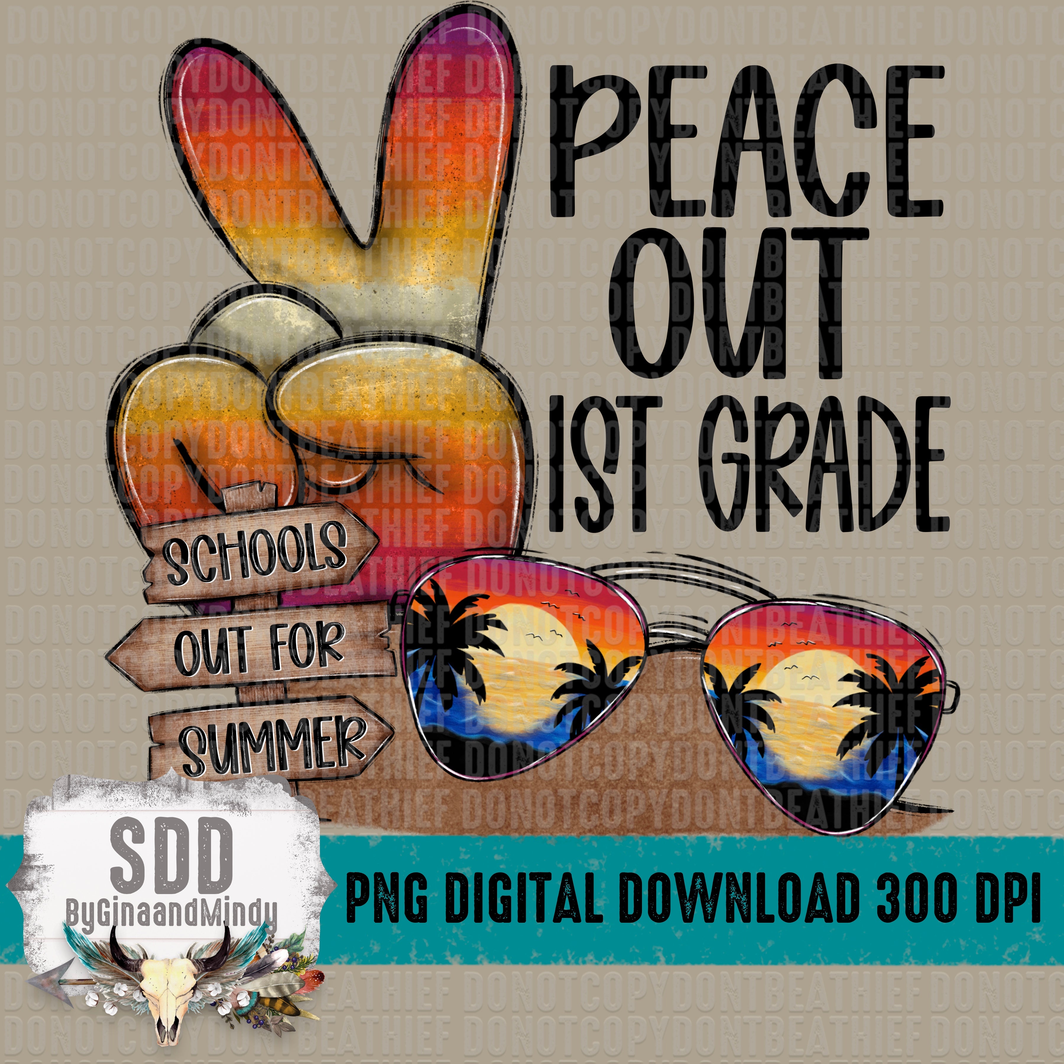 Peace Out; 1st Grade – SDDbyGinaandMindy