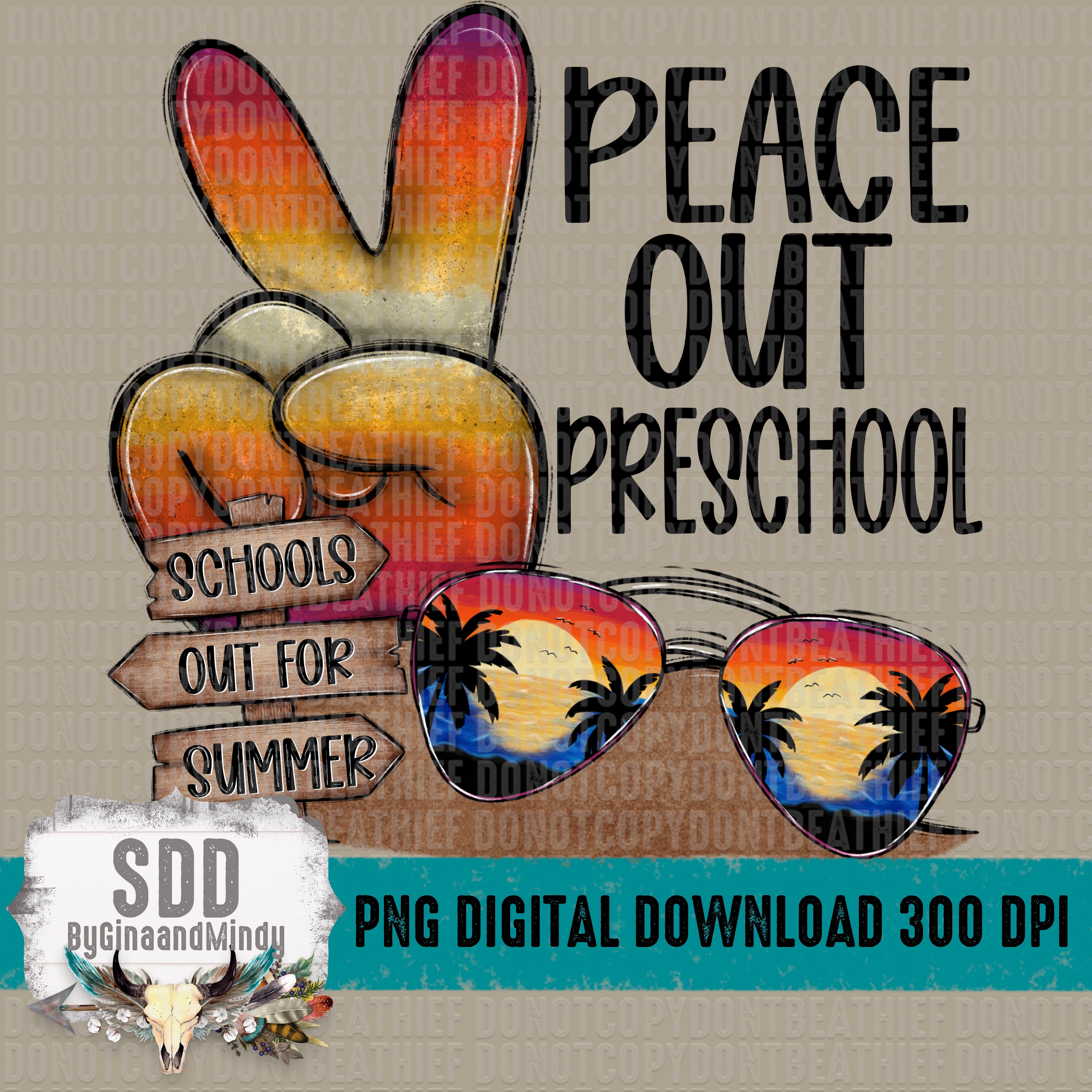 Peace Out; Preschool – SDDbyGinaandMindy