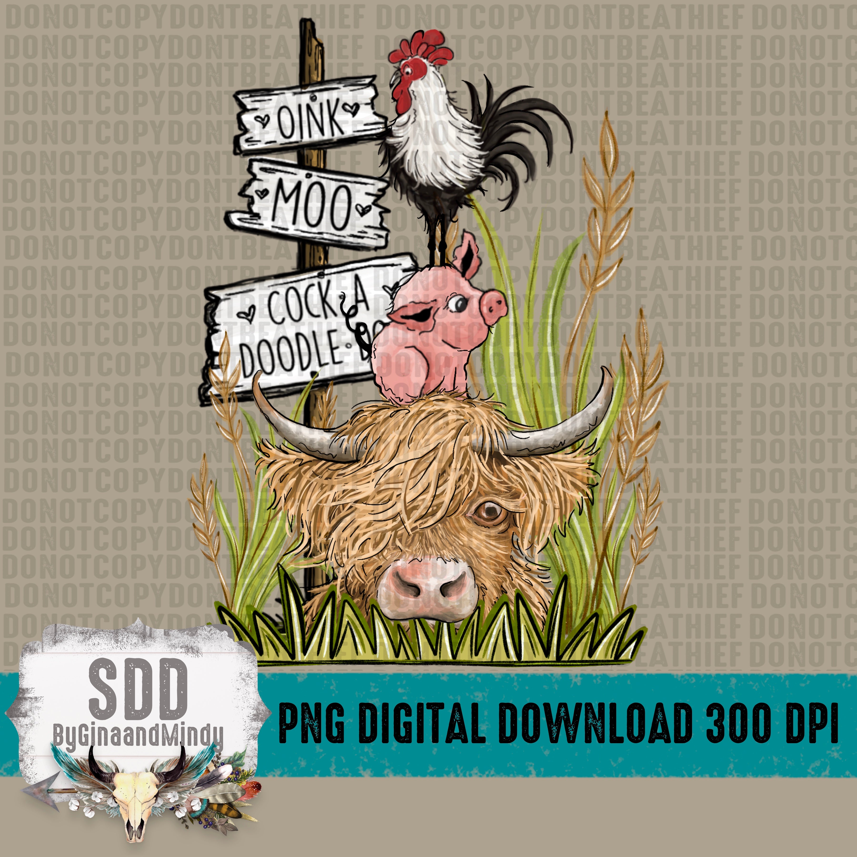 Oink Moo Cock A Doodle Do – SDDbyGinaandMindy