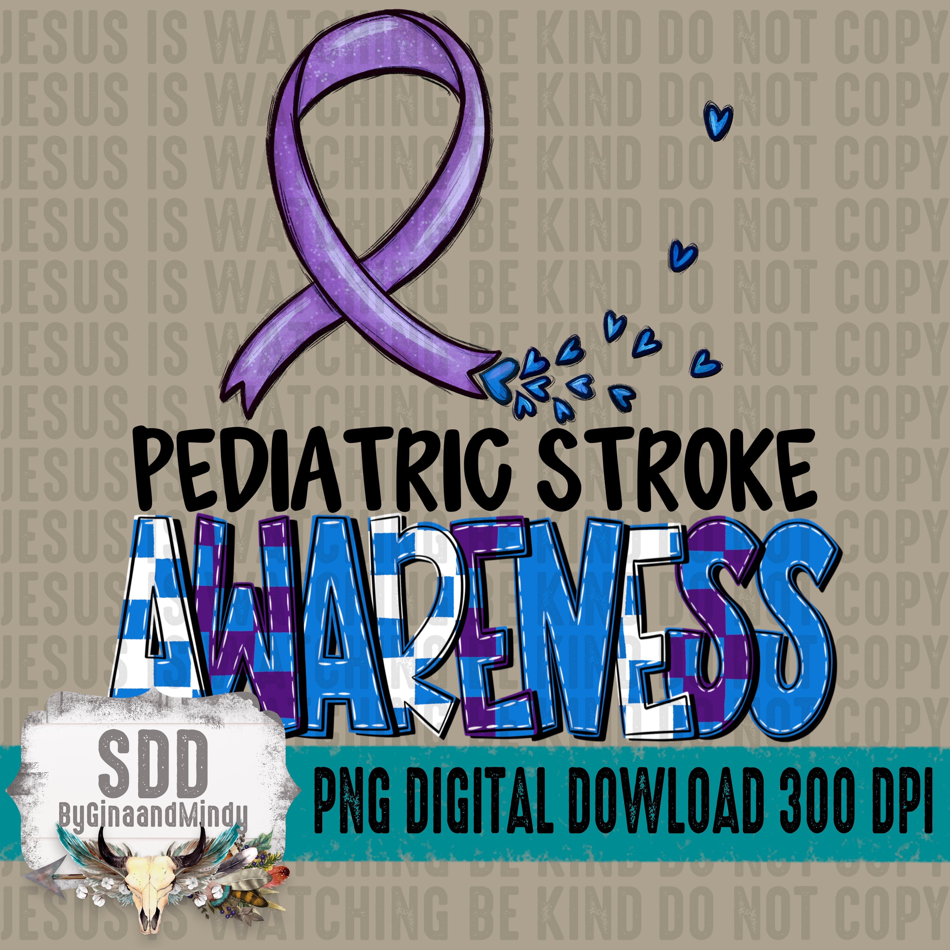 Awareness Bundle; Pediatric Stroke – SDDbyGinaandMindy