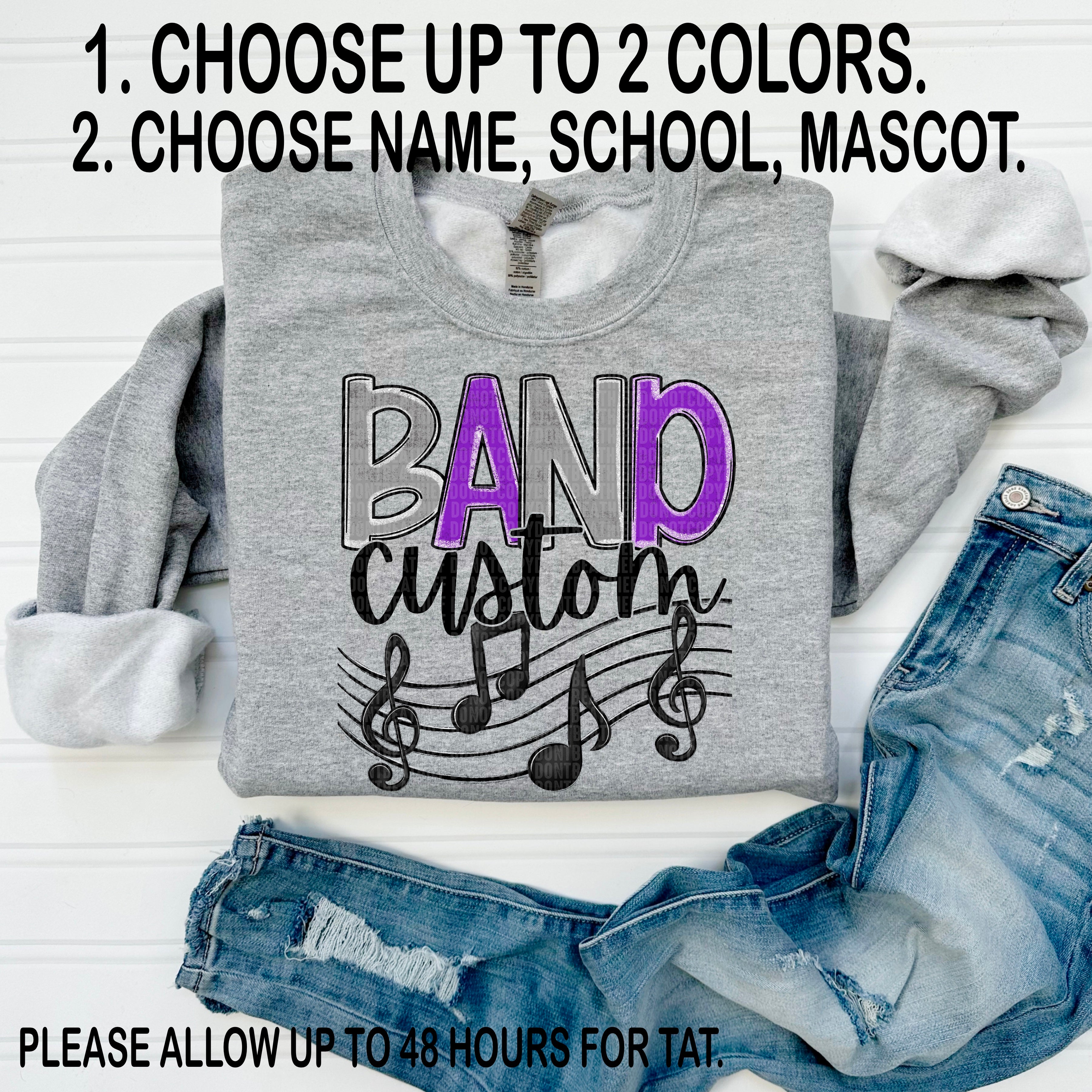 Band Doodle Custom – SDDbyGinaandMindy