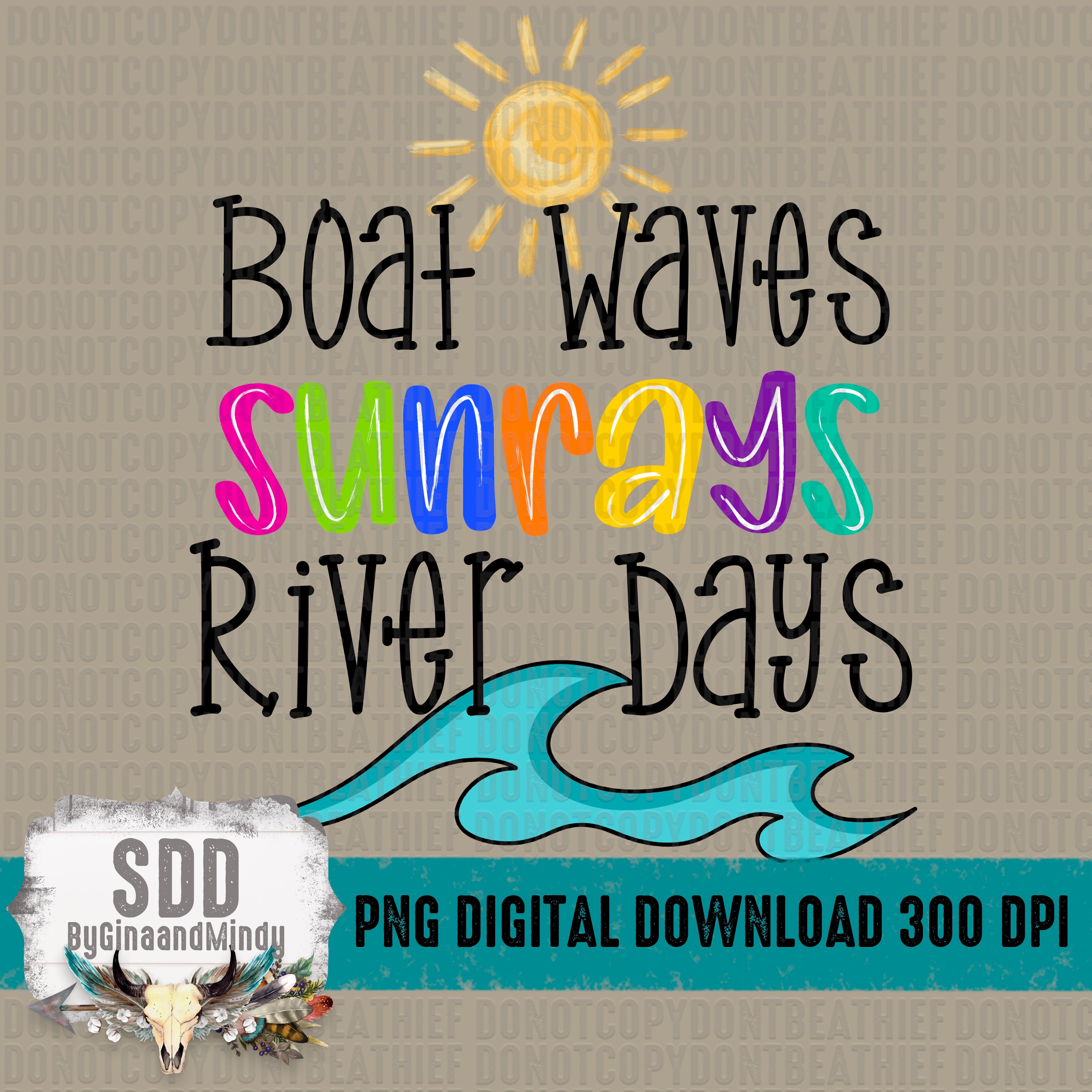 Boat Waves Sunrays River Days – SDDbyGinaandMindy