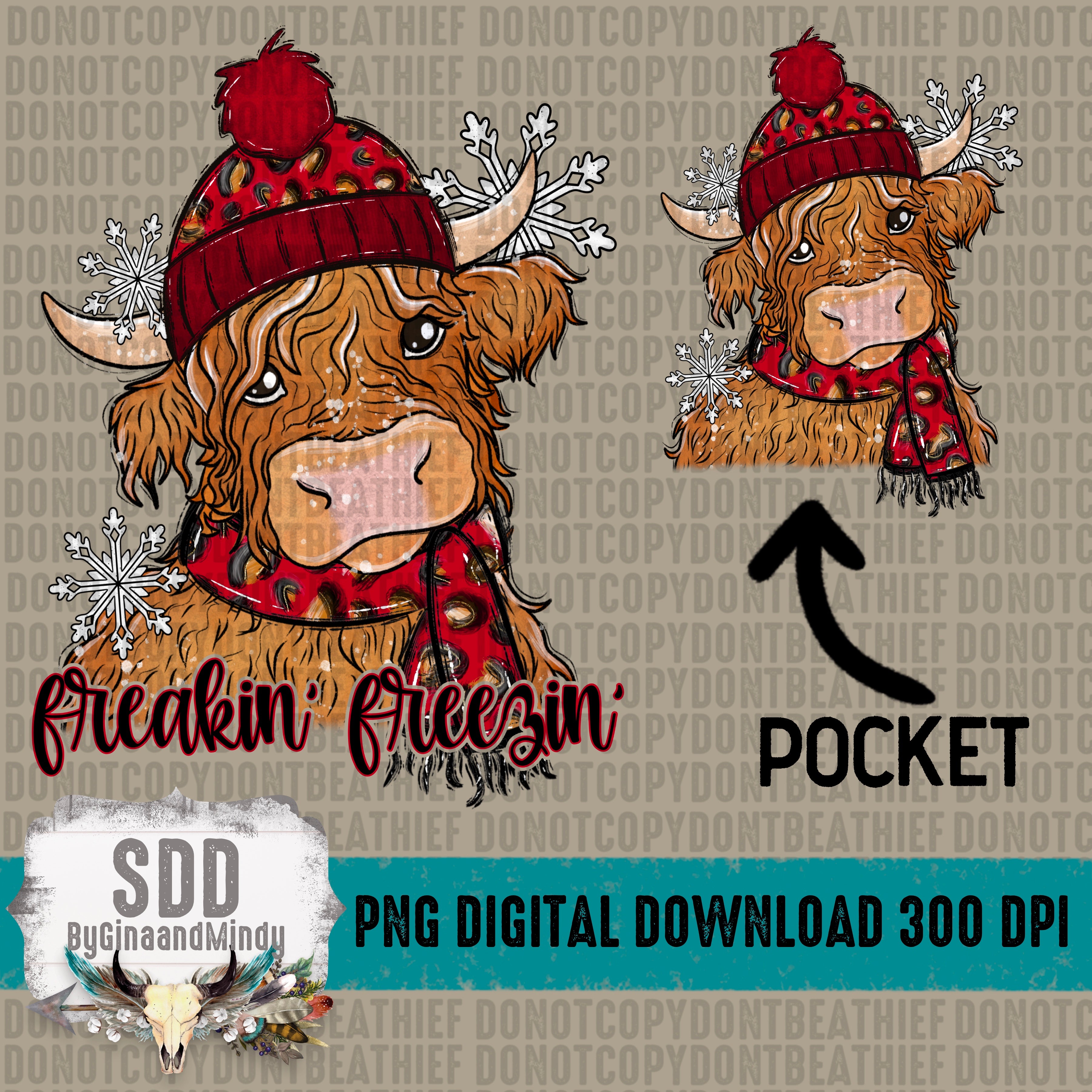 Freakin' Freezin' Leopard – SDDbyGinaandMindy