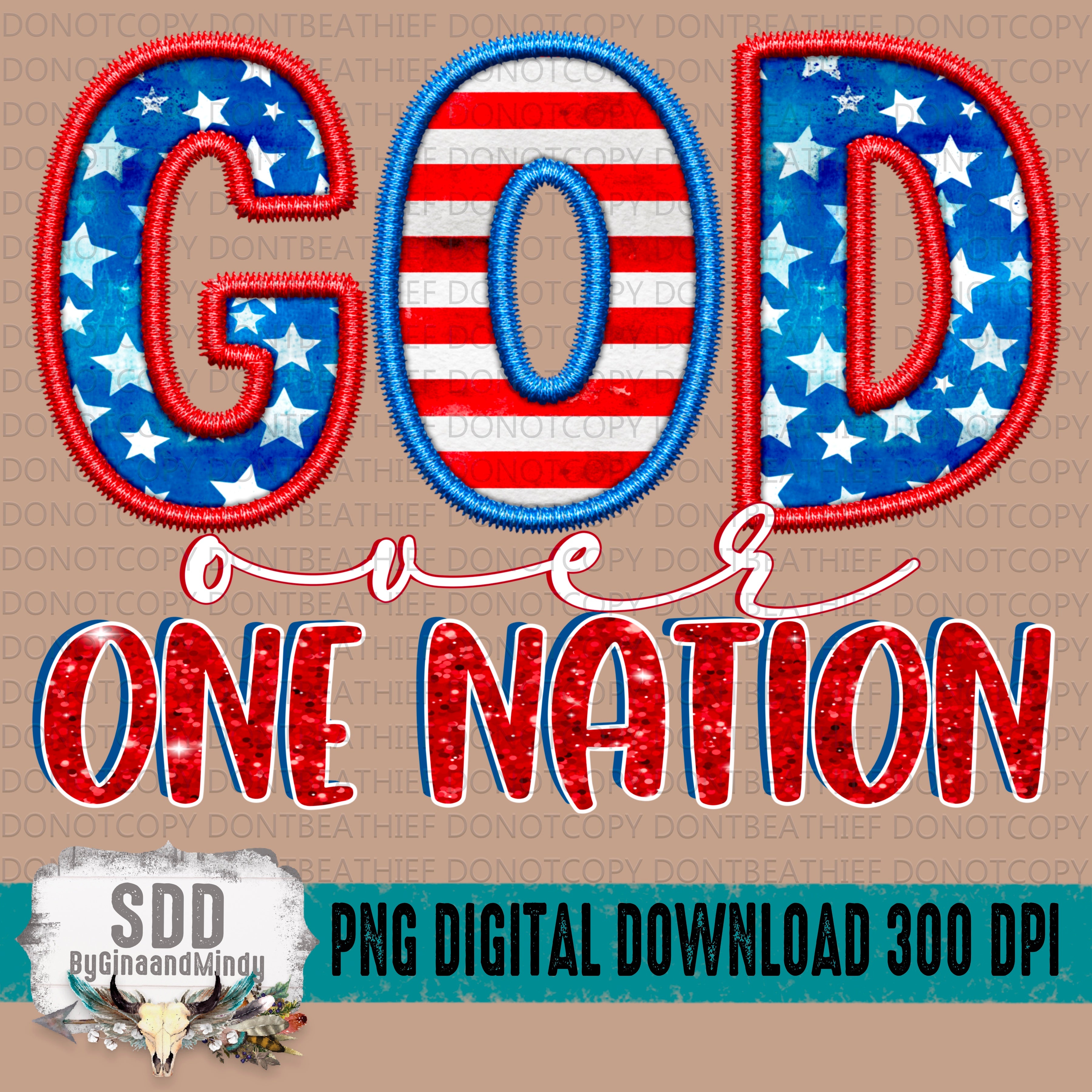 God Over One Nation – SDDbyGinaandMindy