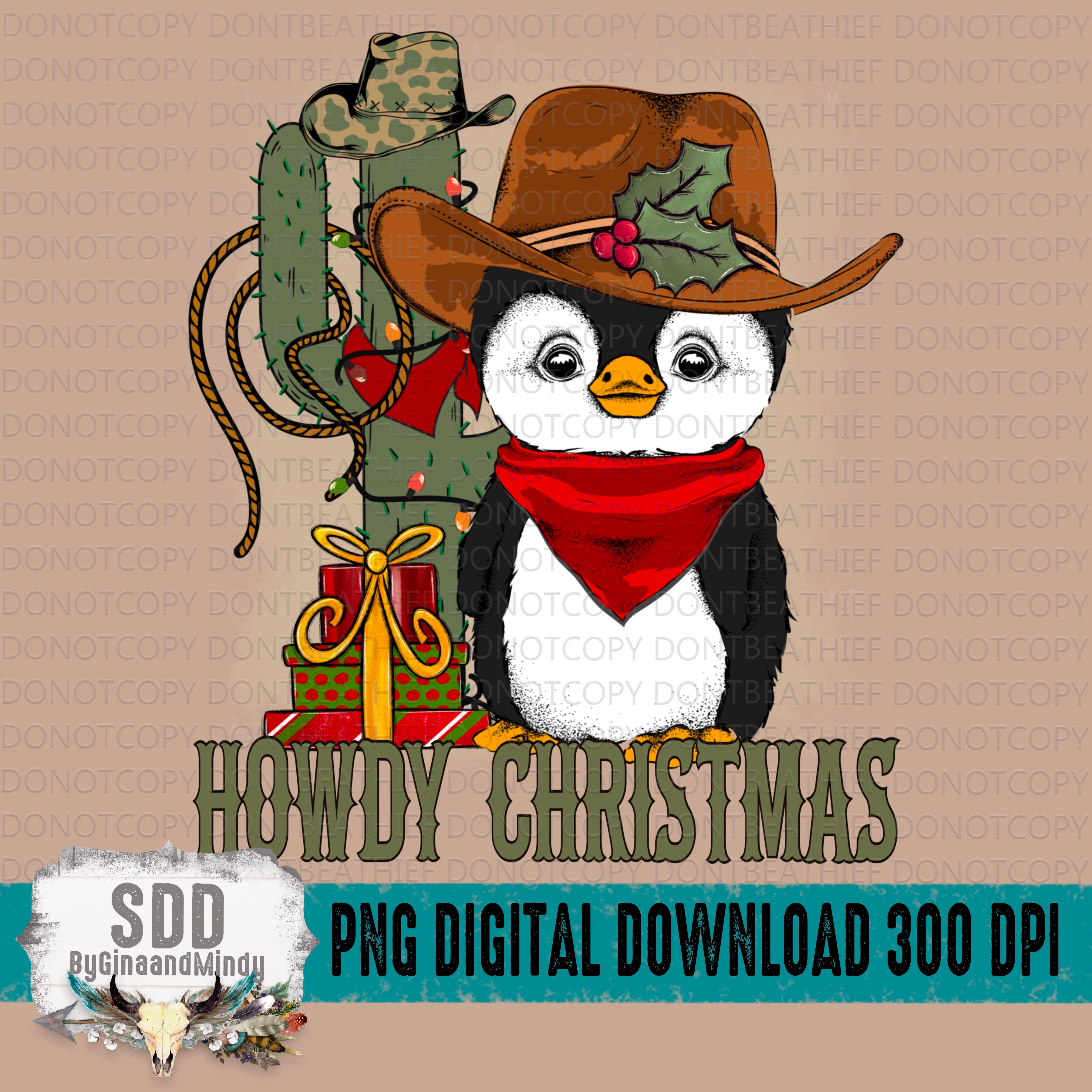Howdy Christmas – SDDbyGinaandMindy