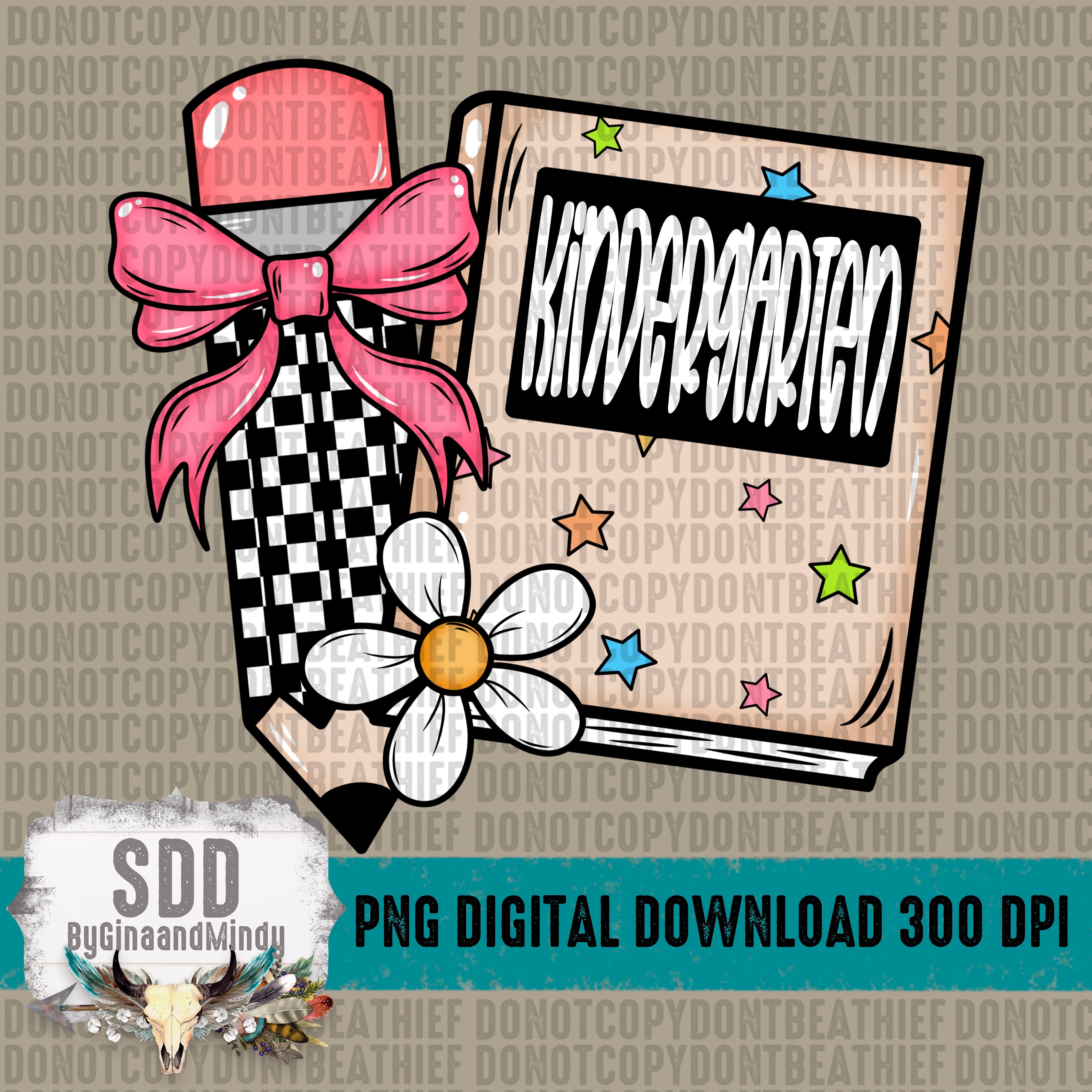 Checkered Pencil Kindergarten – SDDbyGinaandMindy