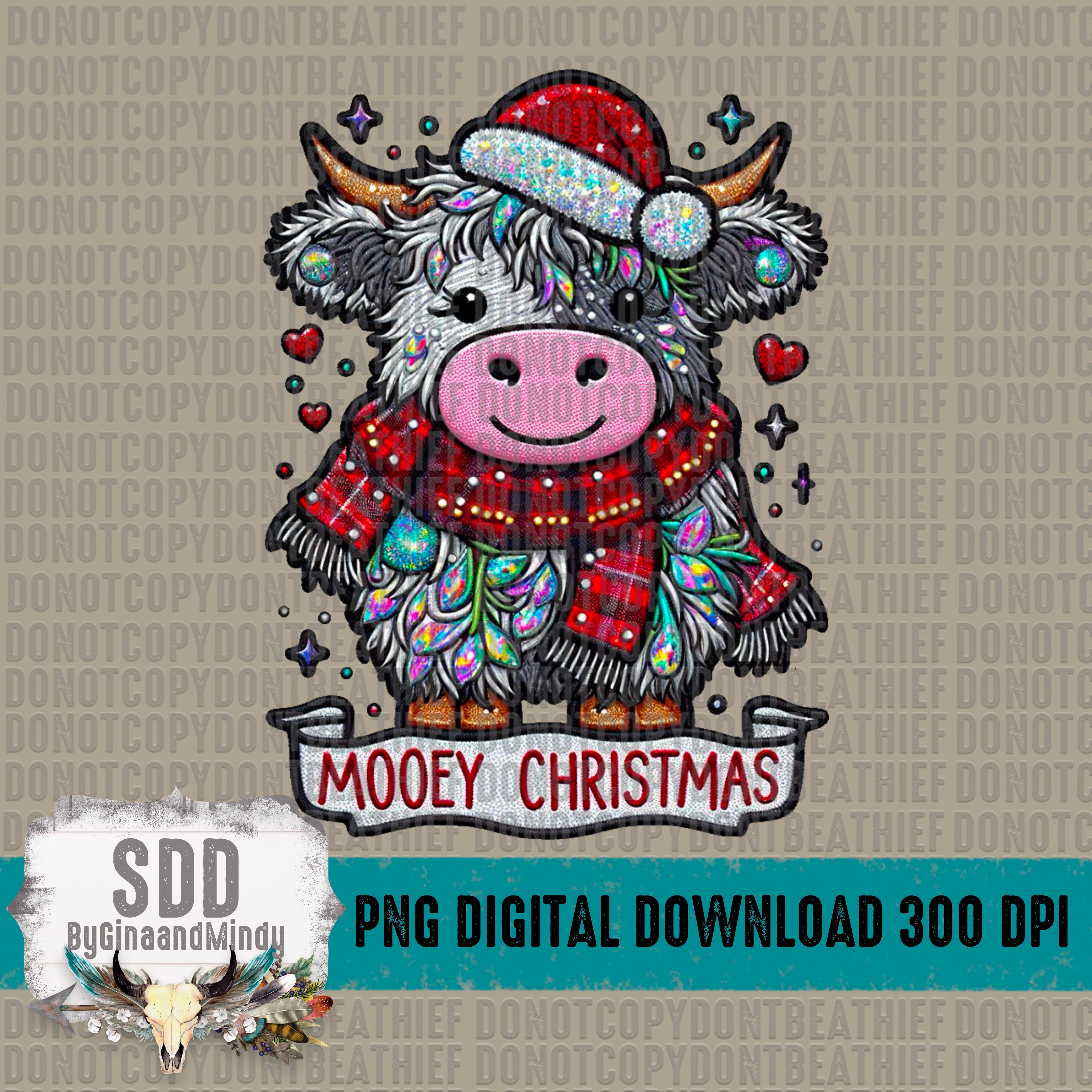 Mooey Christmas – SDDbyGinaandMindy