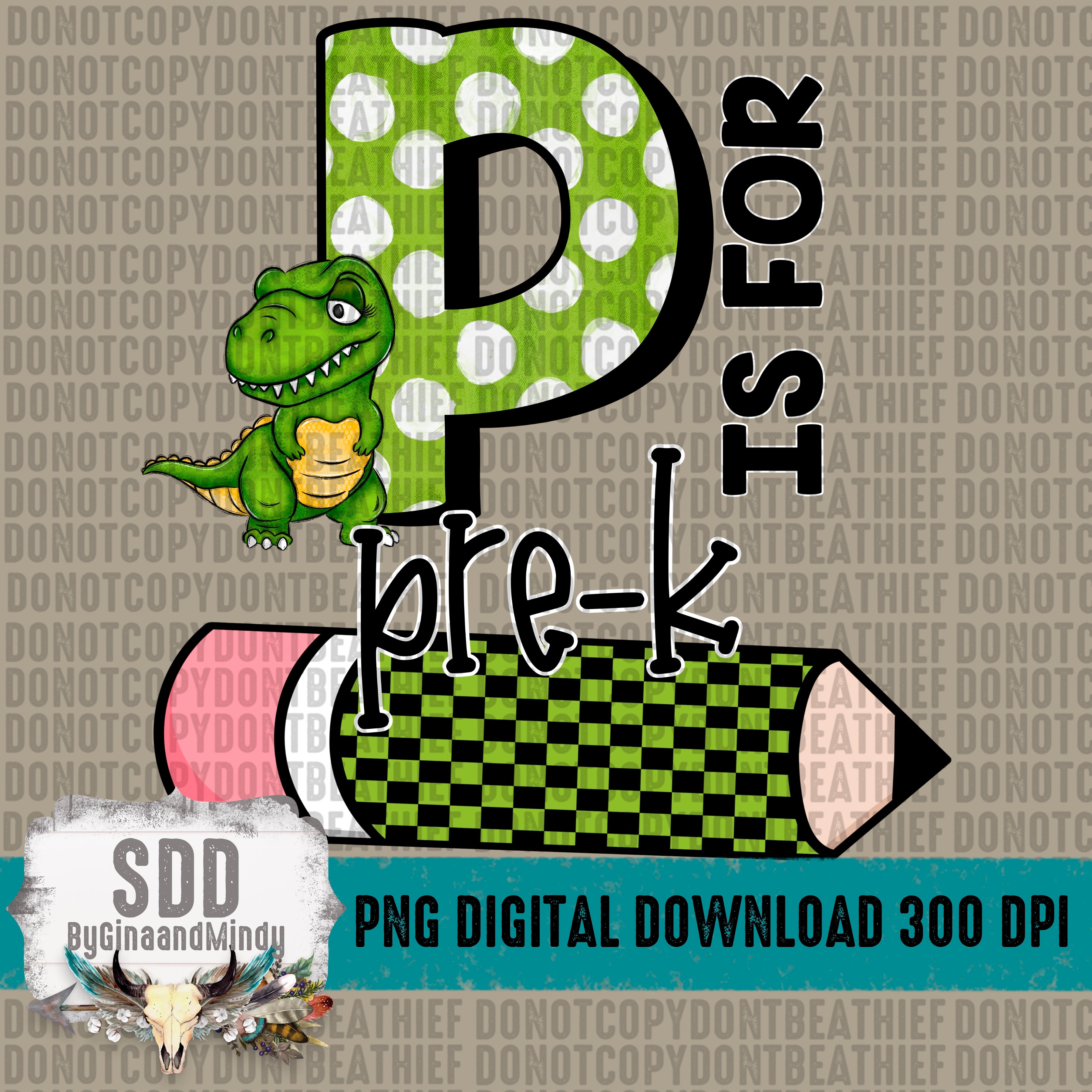 P is for Pre-K Boy – SDDbyGinaandMindy