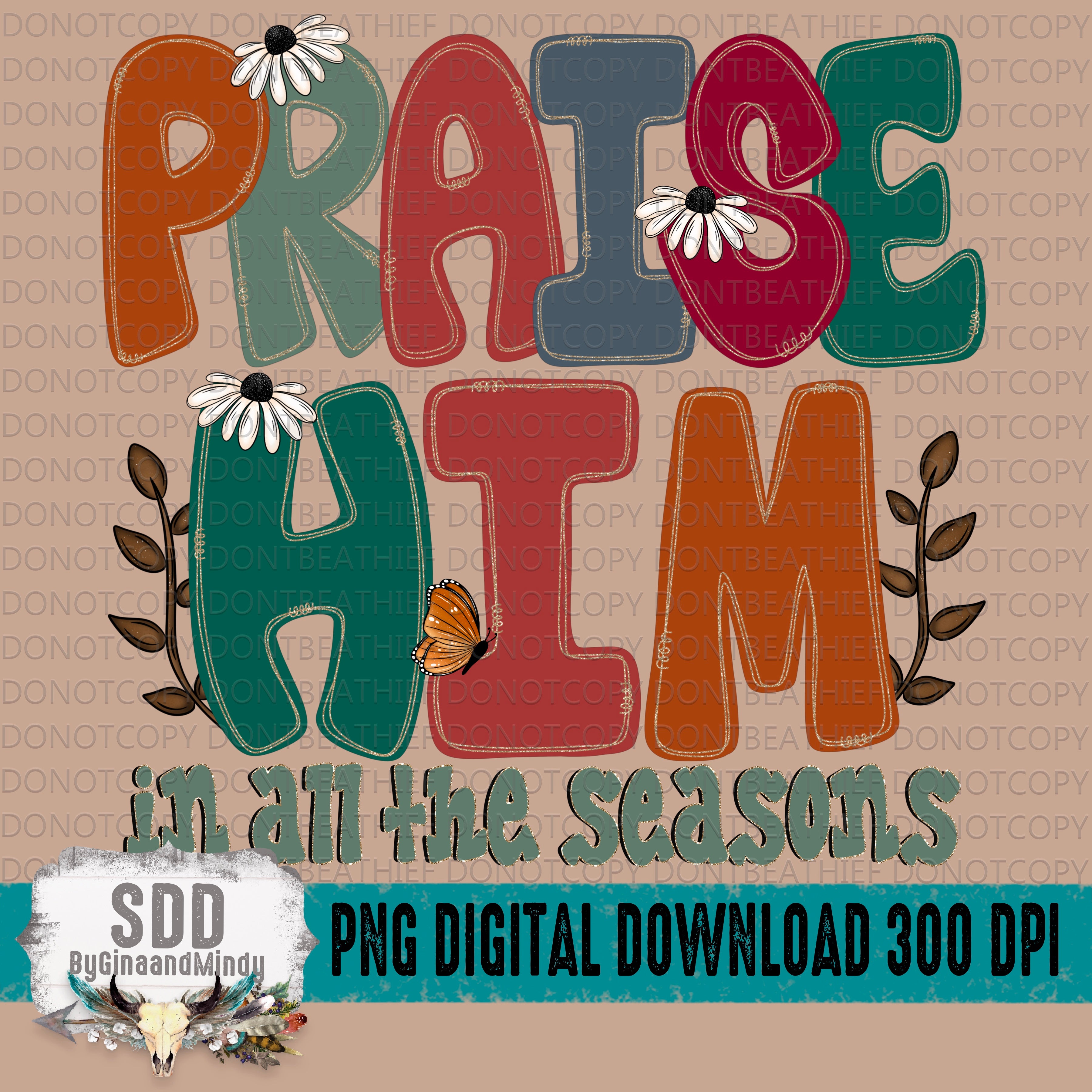 Praise Him In All The Seasons Doodle – SDDbyGinaandMindy