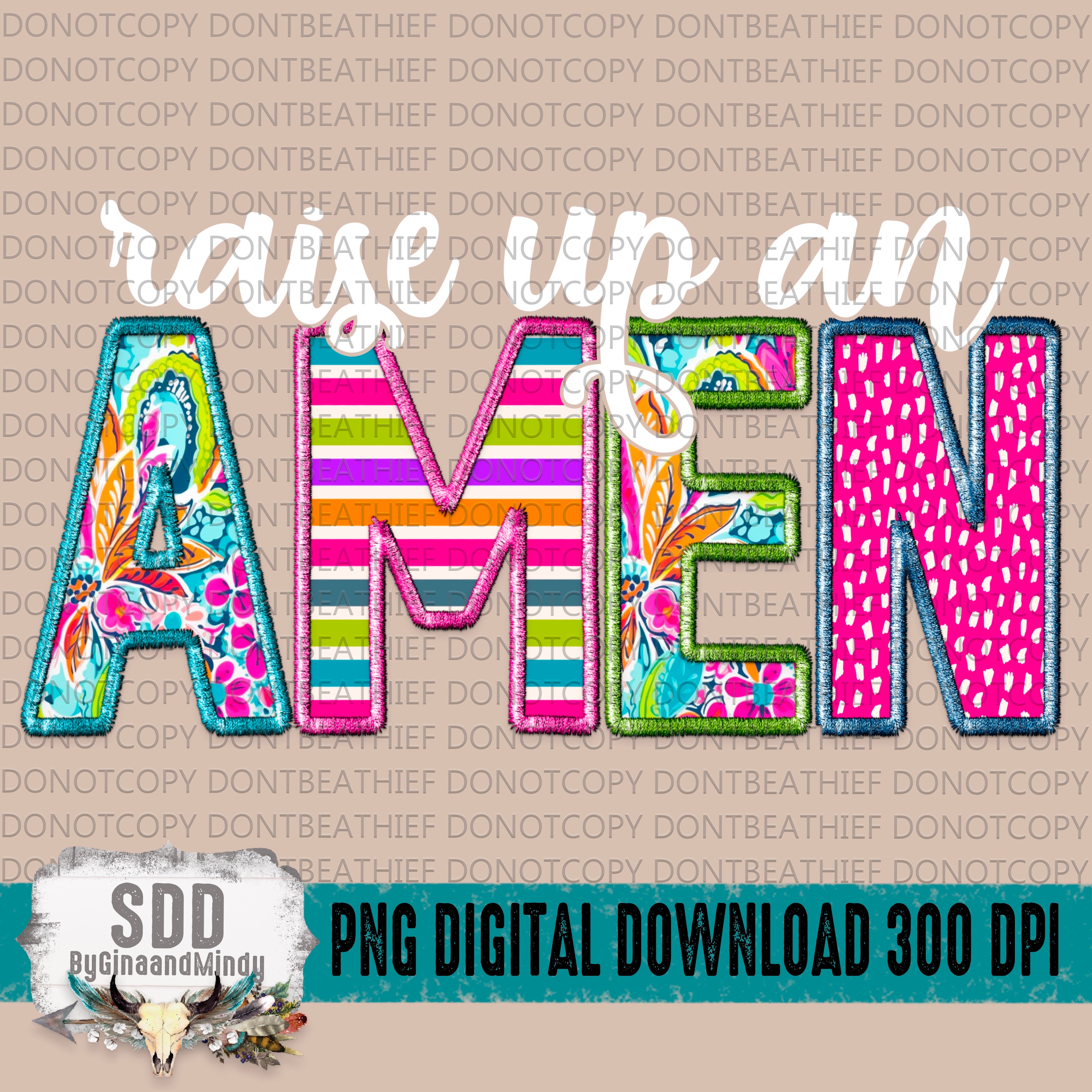 Raise up an Amen – SDDbyGinaandMindy