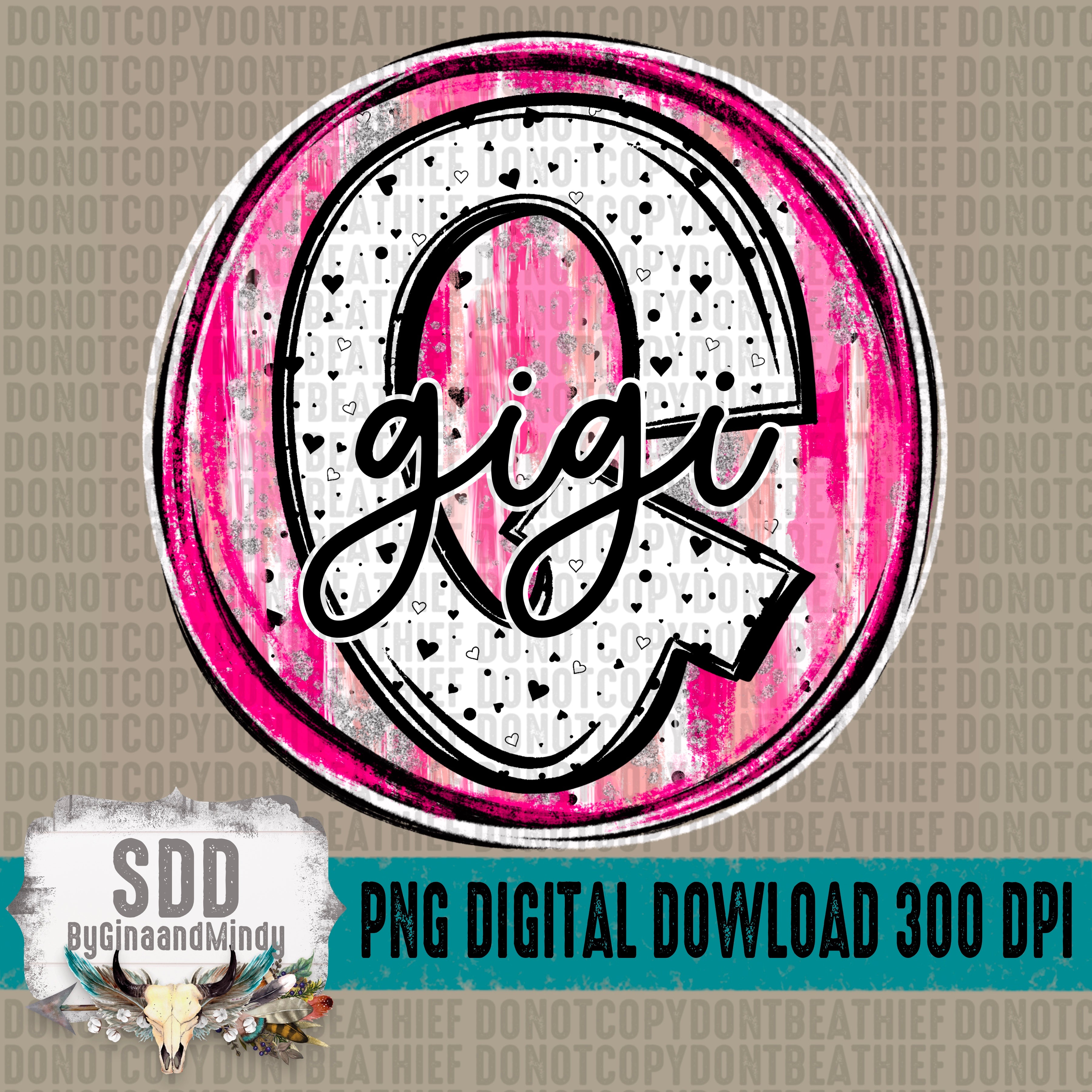 Valentine Circle Name; Gigi – SDDbyGinaandMindy