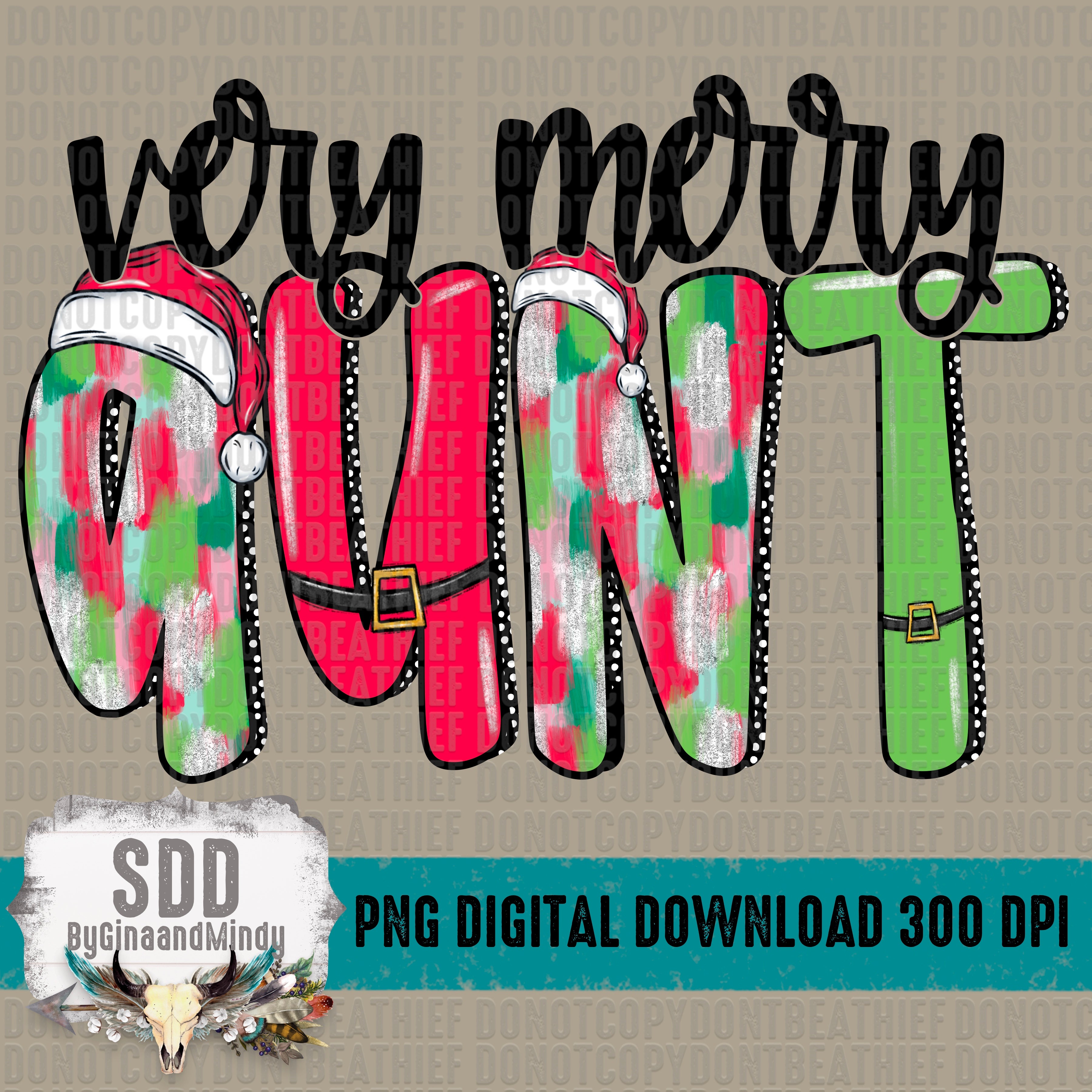 Very Merry Pink Aunt – SDDbyGinaandMindy