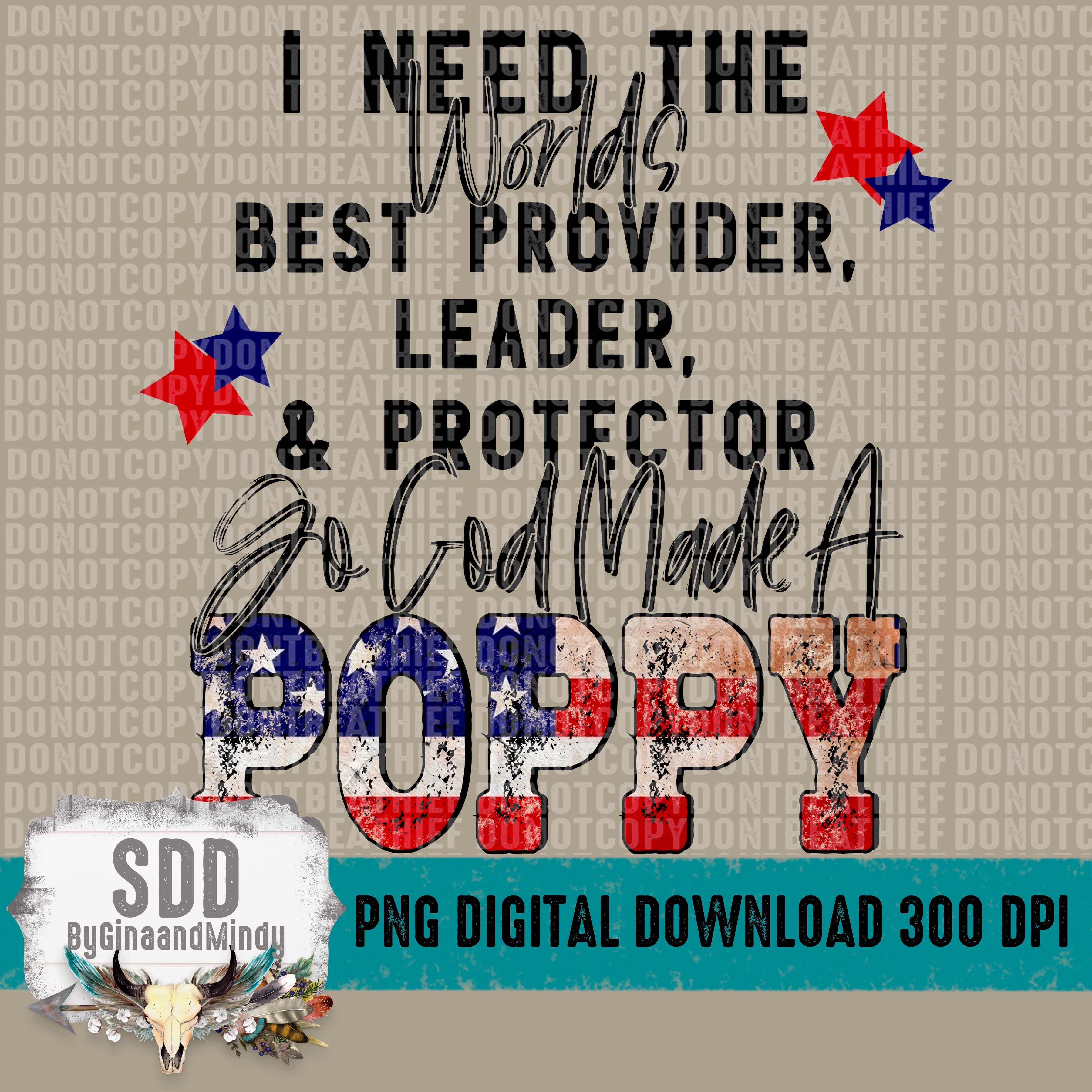 God Made A Poppy – SDDbyGinaandMindy