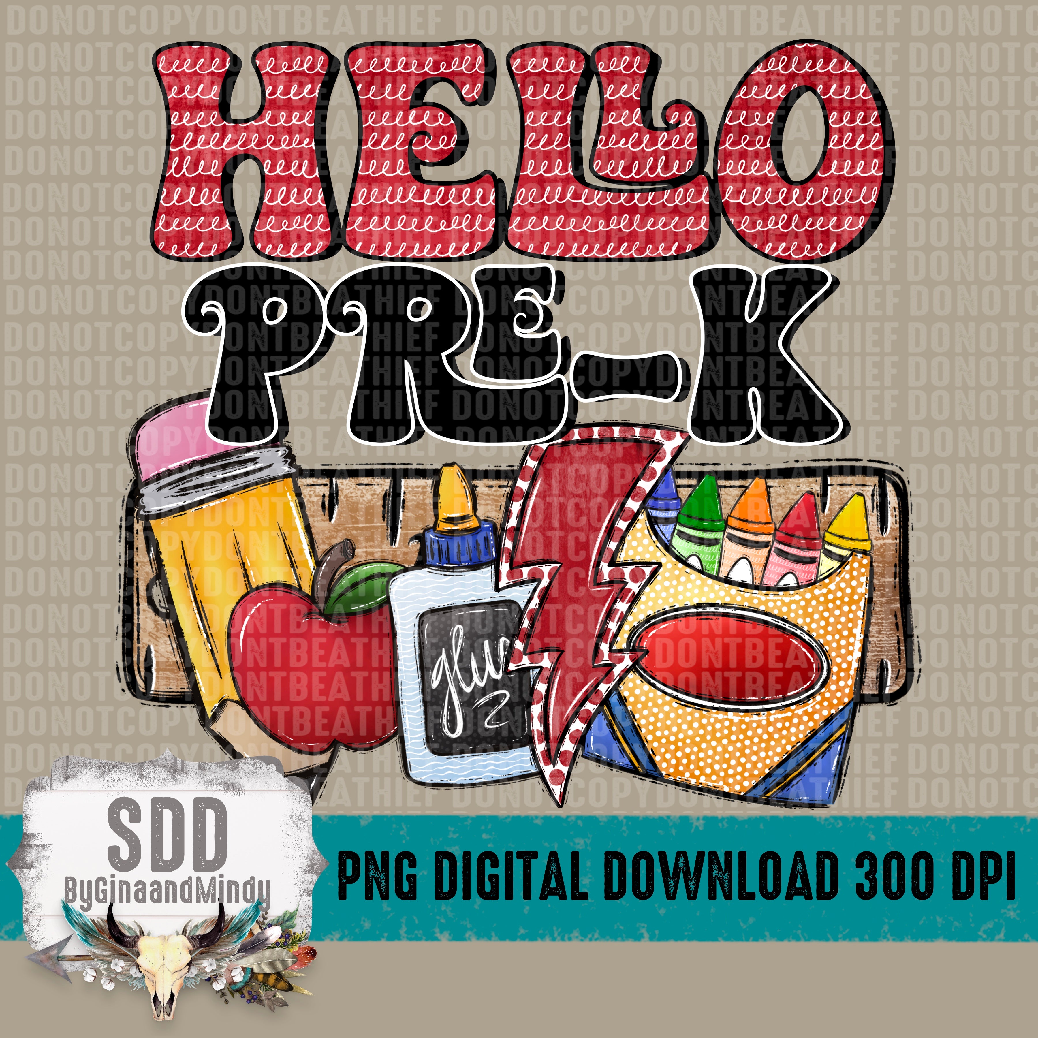 Hello School (Pre-K) – SDDbyGinaandMindy