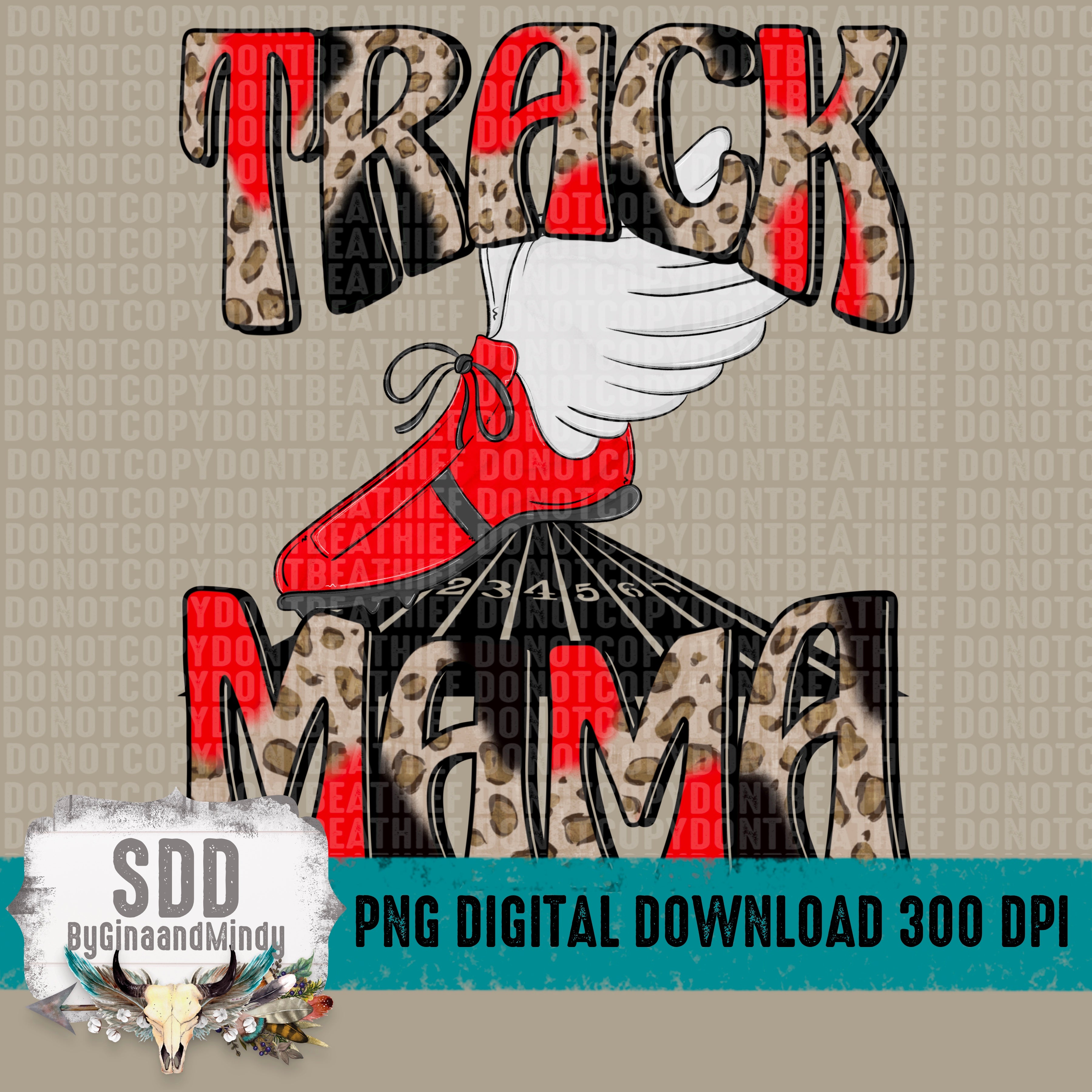 Track Mama Black/Red – SDDbyGinaandMindy